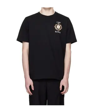 Casablanca Logo Crew Neck T-shirt