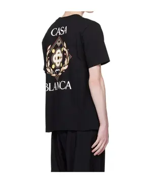 Casablanca Logo Crew Neck T-shirt