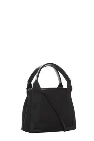 Balenciaga Navy Cabas Tote Bag - Black