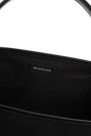 Balenciaga Navy Cabas Tote Bag - Black