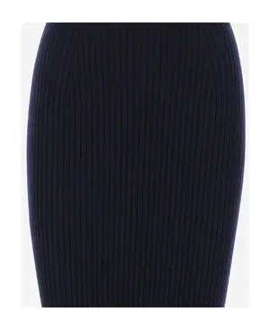 Chloé Wool Cashmere Knitted Skirt