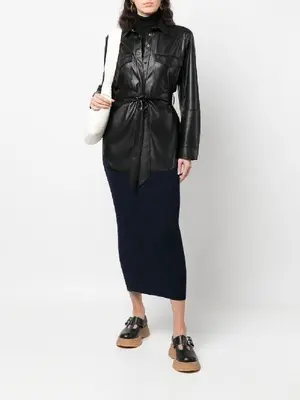 Chloé Wool Cashmere Knitted Skirt