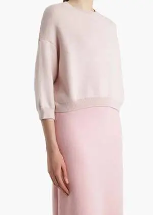 Khaite Sabina Long-sleeve Sweater - Blush