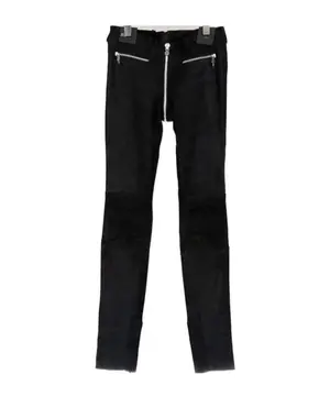 Chrome Hearts Leather Belt Loop Pants