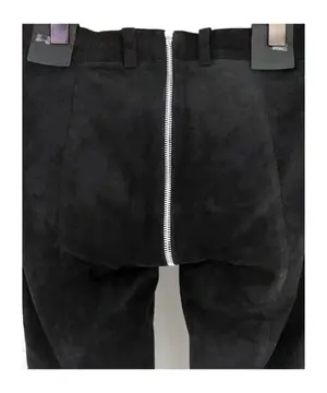 Chrome Hearts Leather Belt Loop Pants