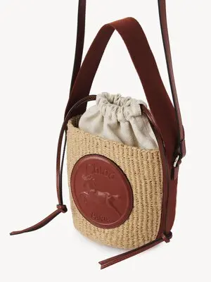 Chloé Horse Medal Small Bucket Bag - Brown