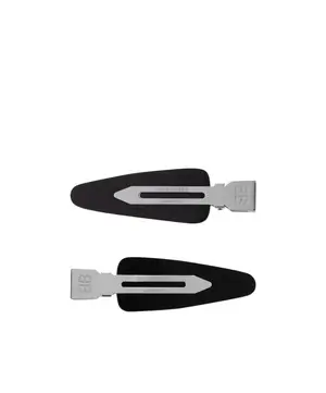 Balenciaga Salon Bb Hair Clips - Silver/black