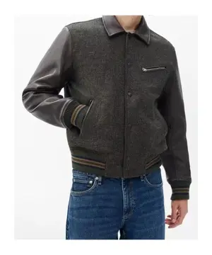 RAG  BONE Rag & Bone Jeremy British Wool Varsity Jacket