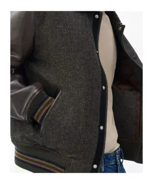 RAG  BONE Rag & Bone Jeremy British Wool Varsity Jacket
