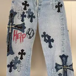 Chrome Hearts Belt Loop Jeans