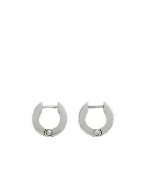 Bottega Veneta Silver Bolt Ring Earrings