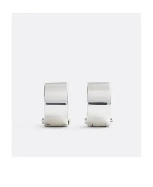 Bottega Veneta Silver Bolt Ring Earrings