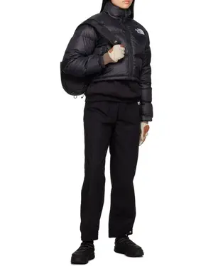 The North Face Cropped Padded Jacket - Black