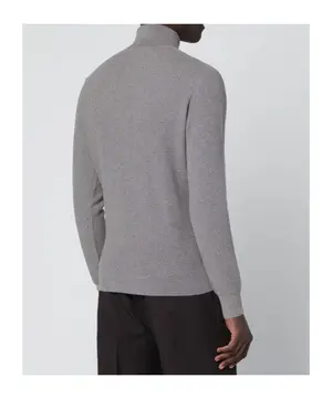 Tagliatore Long-sleeved Turtleneck Jumper - Gray