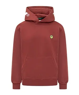 BARROW Reverse-logo Hoodie - Red