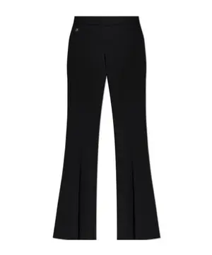 Dsquared2 Logo Plaque Pleated Trousers - Black