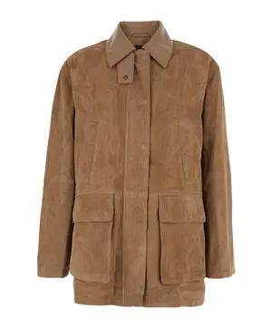 ARMA Kaylee Suede Coat - Mocha