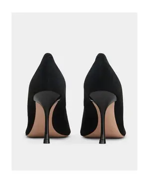 ROGER VIVIER D Collet Suede Pumps - Black