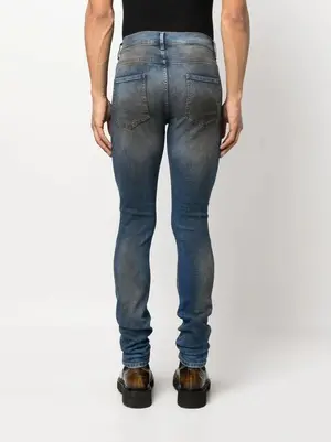 1017 Alyx 9sm Slim-cut Washed Jeans With Logo Decals