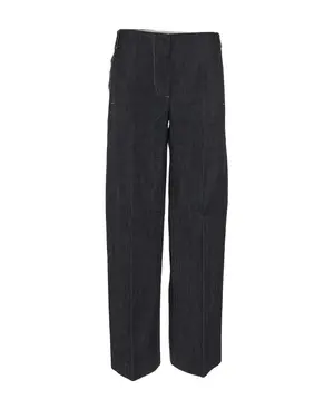 Tory Burch Princess Seam Pleated Jeans