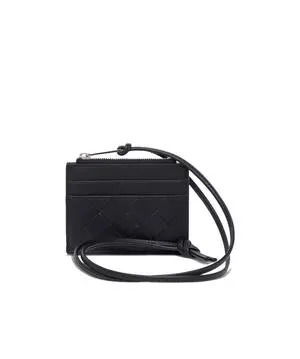 Bottega Veneta Logo Woven Clip - Black