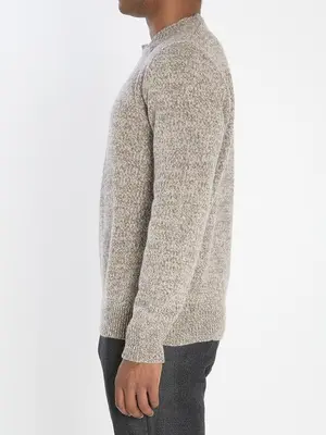 Barena Venezia Speckled Crew-neck Wool Sweater - Nude