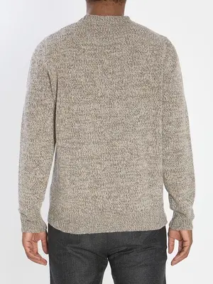 Barena Venezia Speckled Crew-neck Wool Sweater - Nude