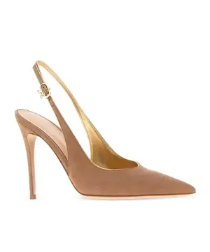 GIANVITO ROSSI Pointed Toe Slingback Pumps