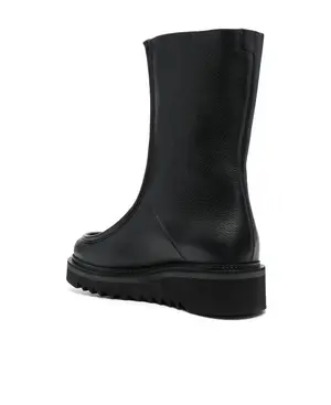 FERRAGAMO Zip-front Leather Boots