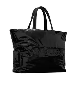 Saint Laurent Logo Detailed Maxi Tote Bag