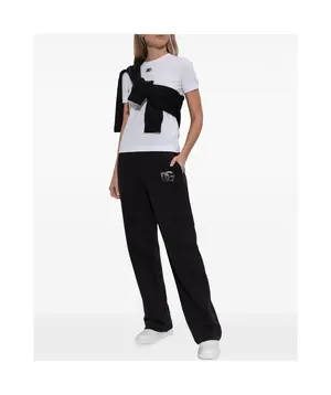 Dolce & Gabbana Logo Embroidered Crewneck T-shirt