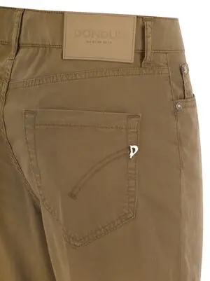 DONDUP Koons Loose Fit Jeans With Jewelled Buttons - Brown
