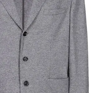 Brunello Cucinelli Single Breasted Jersey Blazer - Grey