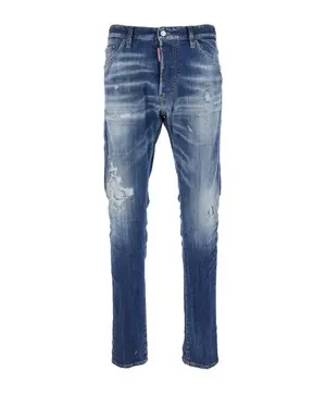 Dsquared2 Distressed Skinny Jeans - Blue