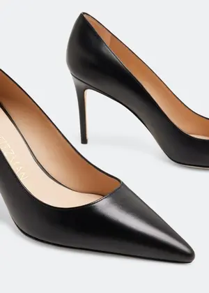 STUART WEITZMAN Logo High Heels - Black