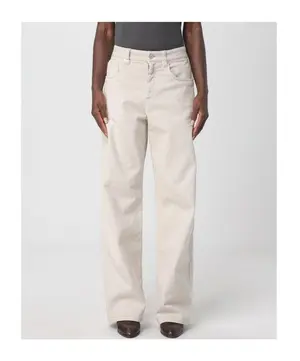 Brunello Cucinelli Straight-leg Jeans With Logo Patch