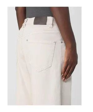 Brunello Cucinelli Straight-leg Jeans With Logo Patch