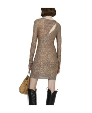 Stella McCartney Sequin Knitted Mini Dress