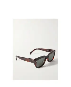 Celine D-frame Logo Sunglasses - Gray