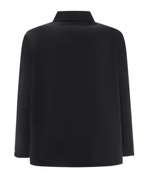A.p.c. Regis Logo Overshirt - Black