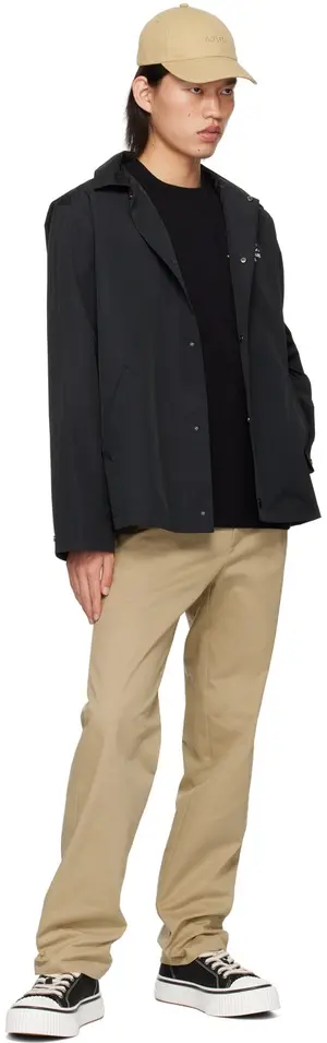 A.p.c. Regis Logo Overshirt - Black