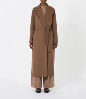 Max Mara Poldo Belted Long-sleeved Coat