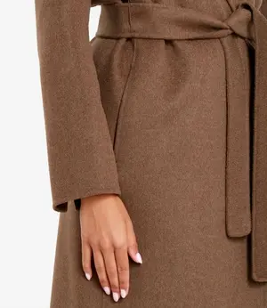 Max Mara Poldo Belted Long-sleeved Coat