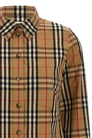 Burberry Checked Long-sleeve Shirt - No