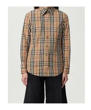 Burberry Checked Long-sleeve Shirt - No