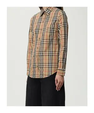 Burberry Checked Long-sleeve Shirt - No