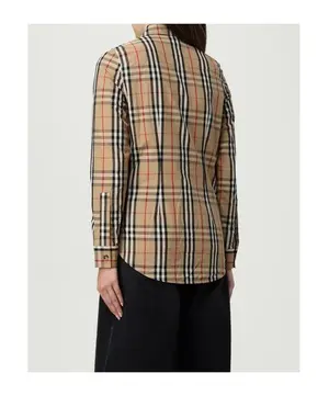 Burberry Checked Long-sleeve Shirt - No