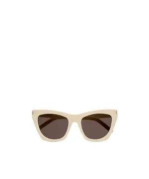Saint Laurent Cat Eye Sunglasses - Ivory