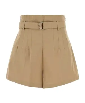 Prada High-waist Belted Shorts