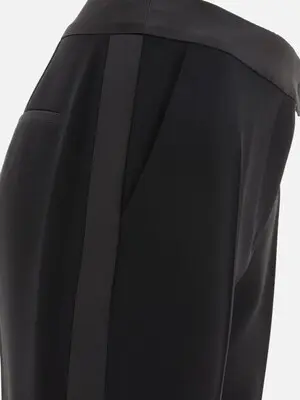 Max Mara Satin-trim Slim-cut Trousers